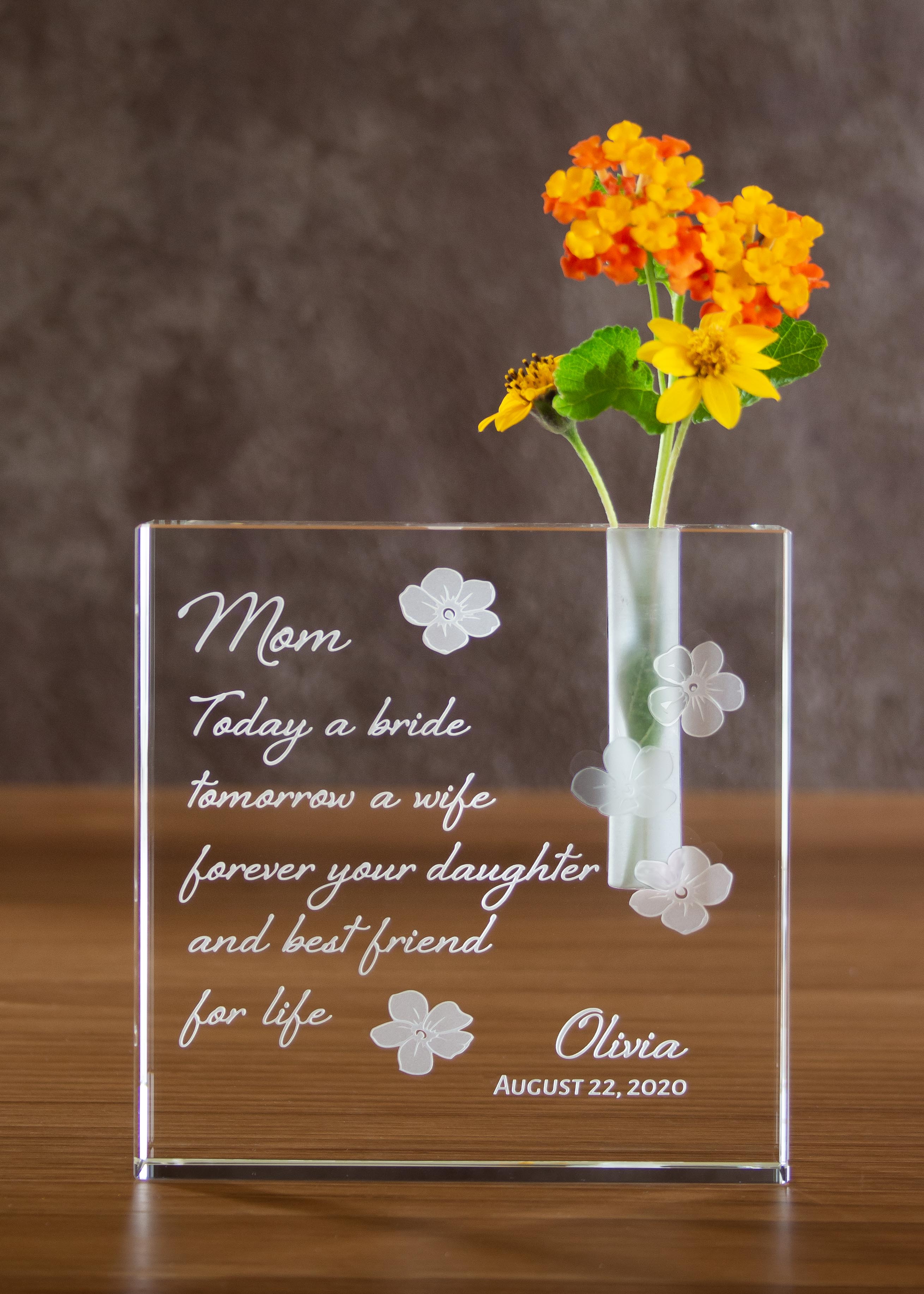 Custom Glass Etching for Special Occasions, Weddings, Holidays